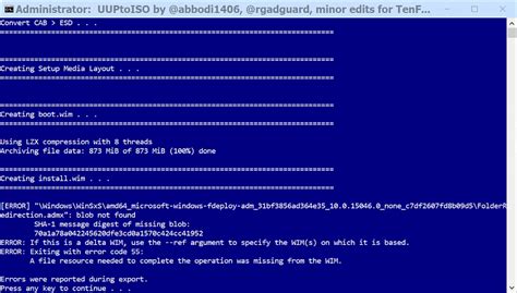 uup to iso create bootable iso from windows 10 build upgrade files page 14 tutorials