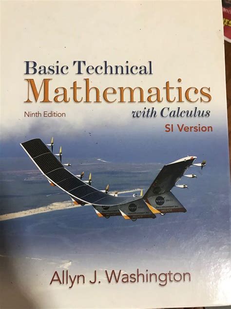 Principles Of Physics Basic Technical Mathematics With Calculus Si