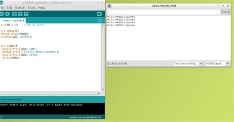 Therd Zone Arduino On MK Lubuntu