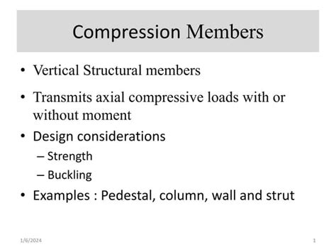 Design Of Column According Aci Codes Pptx