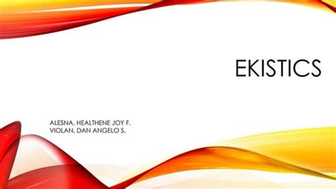 Ekistics The Science Of Human Settlement Ppt