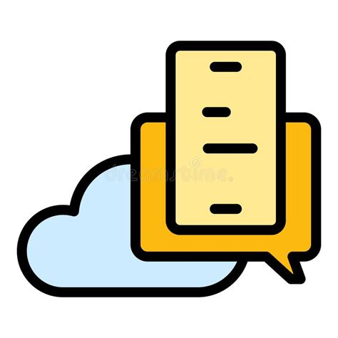 Api Phone Cloud Icon Vector Flat Stock Vector Illustration Of Outline Vector 273356591