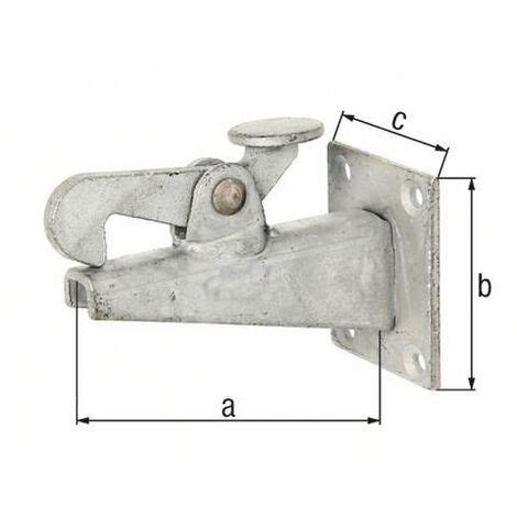 Gah 411756 Torfeststeller Stahl Feuerverzinkt Mit Gegenplatte 100 Mm