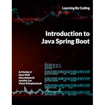 Buy Introduction To Java Spring Boot Learning By Coding Online At Lowest Price In Ubuy Nepal