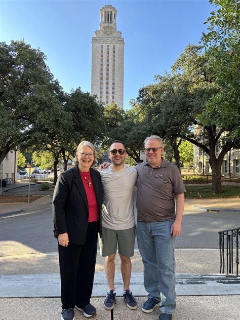 Big Thank You To Dr Leanne Field Founding Director Of The University Of Texas At Austins