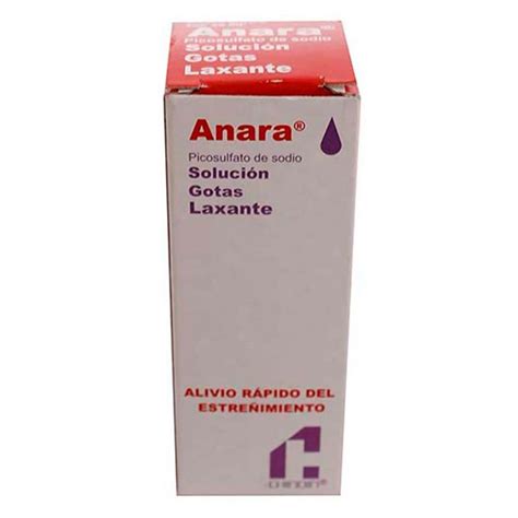 Solución Anara Laxante Frasco Gotero Con 2ml Chedraui