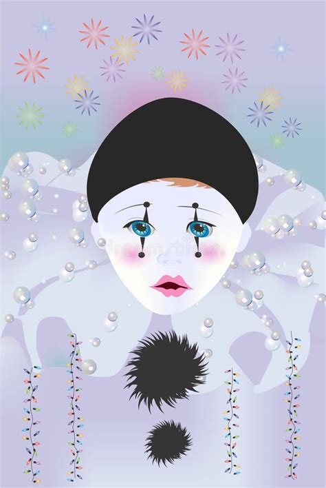 Pierrot 3d Cg Stock Illustration Illustration Of Abstract 47096811