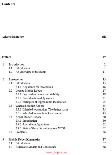 《introduction To Autonomous Mobile Robots》第二版 图书资料下载 Chnjet喷气俱乐部