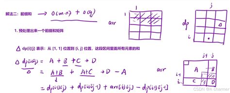 算法每日双题精讲 —— 前缀和（【模板】一维前缀和，【模板】二维前缀和） Ew帮帮网