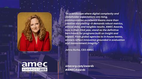 Why The 2025 Amec Awards Are The Global Benchmark For Communication