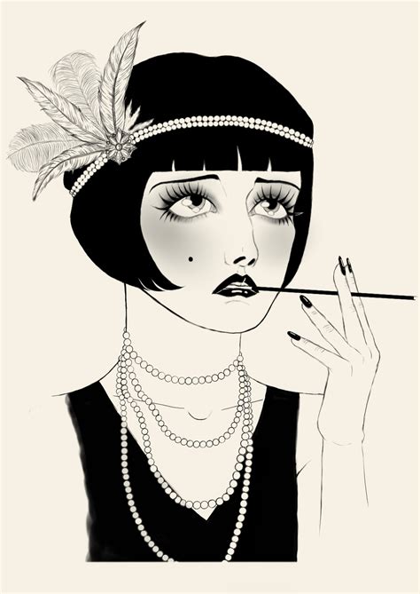 A Flapper Drawing Rdrawing