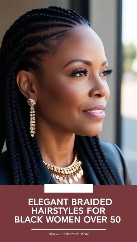 Hairstyles For Older Black Women Elegant Braided Hairstyle Braided
