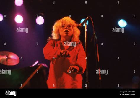 Debbie Harry Of New York Punk Band Blondie Live Gig At The Palladium