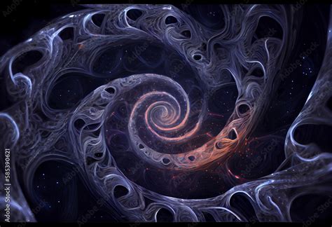 A Complex Multi Layered Pattern Of Interlocking Shapes That Resembles
