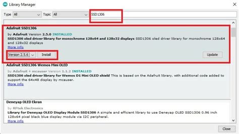 Use SSD I C OLED Display With Arduino