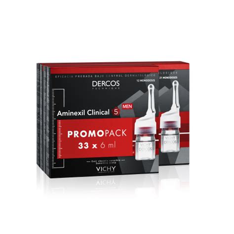 DERCOS AMPULE AMINEXIL MEN PROMO PACK 33X6ML | Apoteka Belladonna Web shop