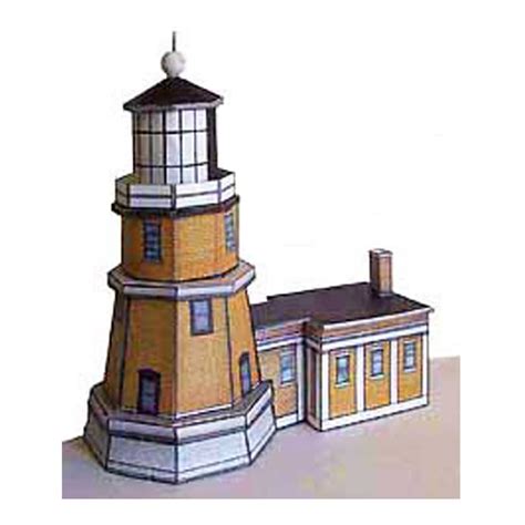 Lighthouse Model Split Rock Etsy