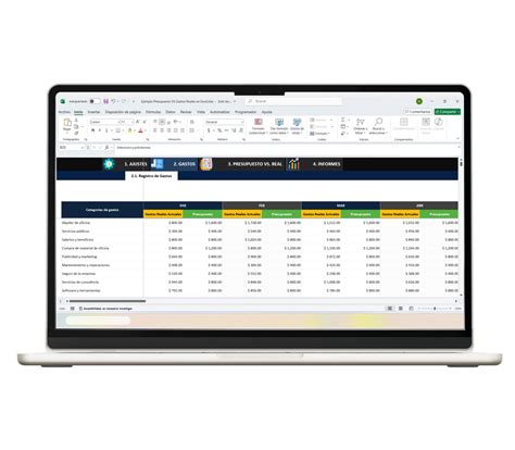 Presupuesto Vs Gastos Reales En Excel Presupuesto En Excel Solís