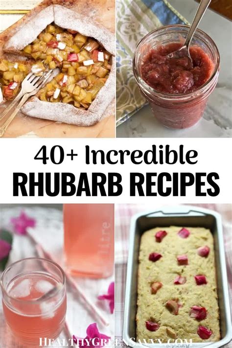 40 Fantastic Uses For Rhubarb Healthy Rhubarb Recipes Artofit