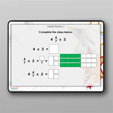 Multiply A Mixed Number By An Integer Modelling Ppt Resource
