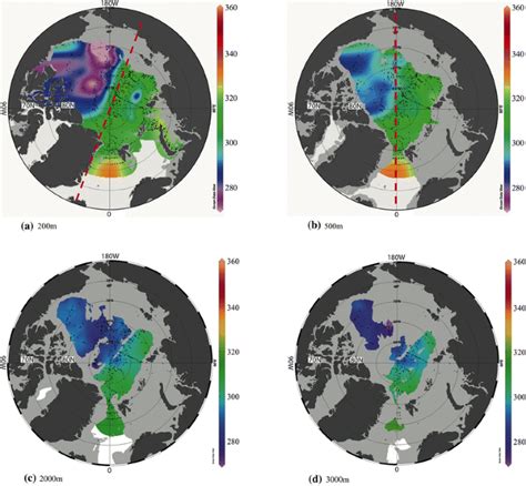 Circulation Patterns In The Lower Arctic Ocean Derived From Geochemical