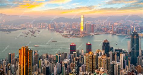 Premium Photo Hong Kong City Skyline And Architectural Landscape