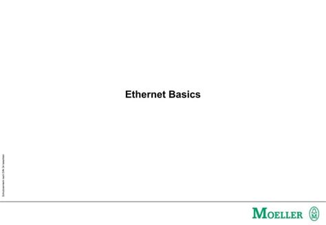 Ethernet Basics Ppt