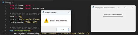 Utiliser Tkinter Messagebox En Python