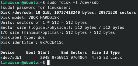 Fdisk Command In Linux Options Examples