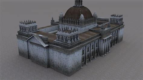 Reichstag Modelo 3D $35 - .c4d .3ds .obj .unknown - Free3D