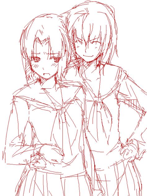 Satou Sei And Mizuno Youko Maria Sama Ga Miteru Drawn By Kyo Kuroichigo Danbooru