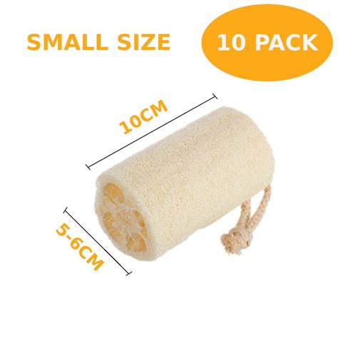 100 Natural Loofah Organic Shower Loofah Spa Exfo Vicedeal