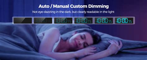 Reacher 16 5 Large Digital Wall Timer Clock With Countdown Timer Auto Dimmer