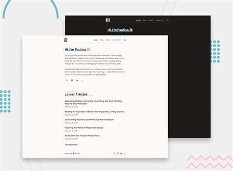 Frontend Mentor A Simple Personal Blog Js React Formik React