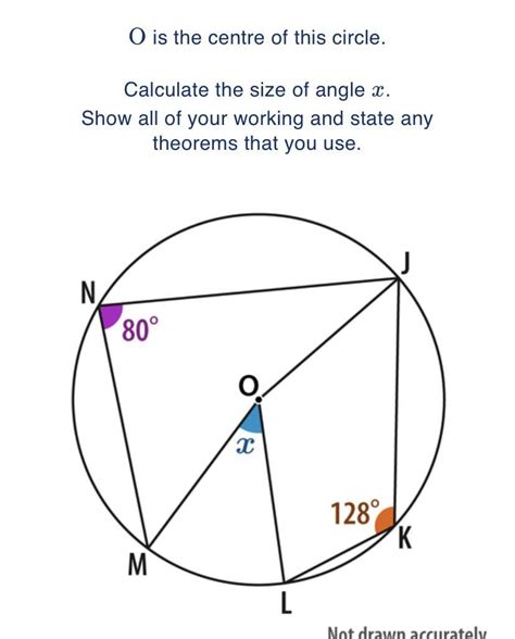 [Grade 9 maths] circle theorems - I’ve tried using different circle theorems to find unknown ...