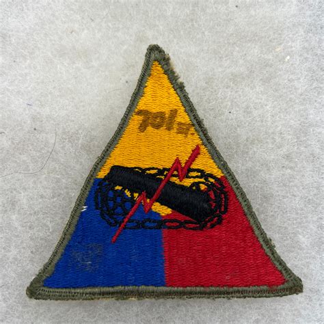 Ww2 Us Army 701st Tank Battalion Patch Fitzkee Militaria Collectibles