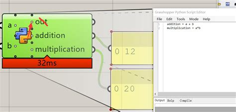 How To View Outputs From Python In Different Panel Grasshopper McNeel Forum