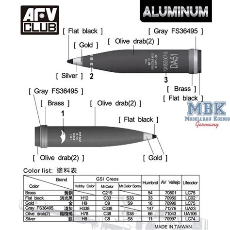 Aluminium 155mm Artillery Shell M982 I Excalibur