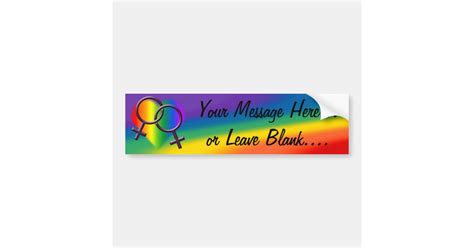 Gay Pride Bumper Sticker Rainbow Love Stickers Zazzle