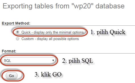 Migrasi Database WordPress Dari Localhost Ke Hosting Agussuratna Net