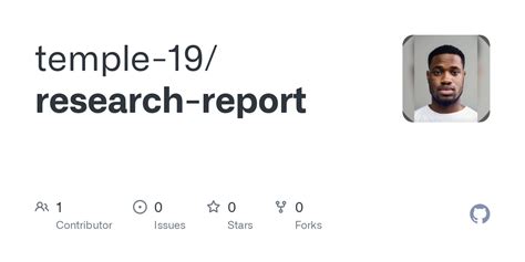 GitHub Temple 19 Research Report
