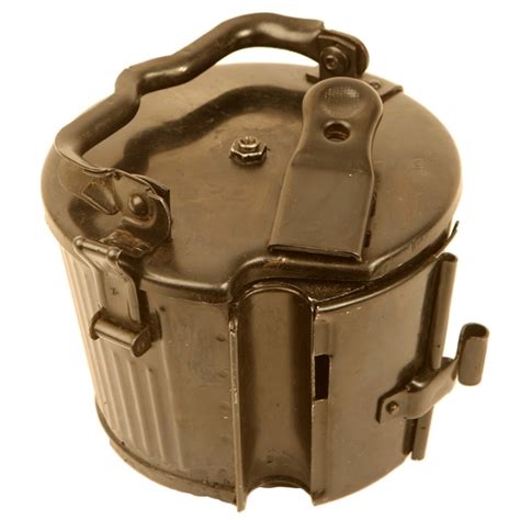 Second World War German Mg34 Or Mg42 Machine Gun Drum Magazine