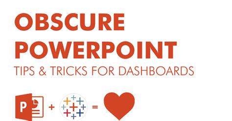 Obscure Powerpoint Tips And Tricks For Dashboards The Flerlage Twins Analytics Data