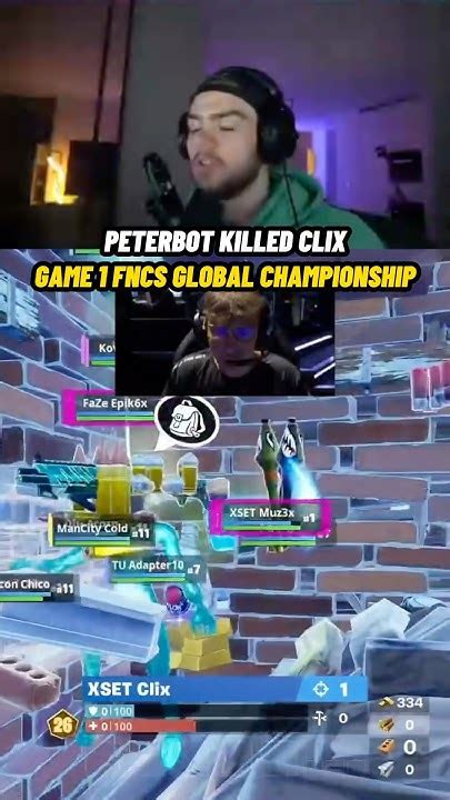Peterbot Killed Clix At The FNCS Global Championship… - YouTube