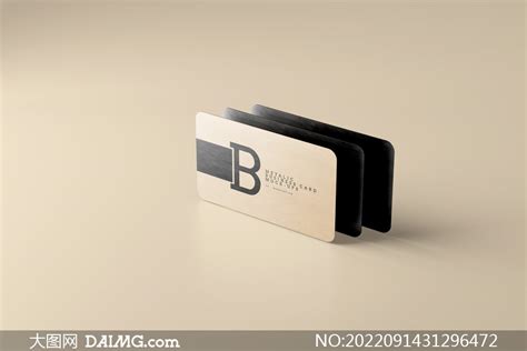 圆角样式名片正反面展示样机源文件 大图网图片素材