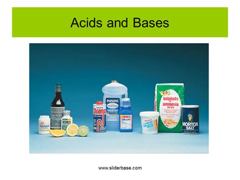Acids And Bases Experimental Definitions Presentation Chemistry