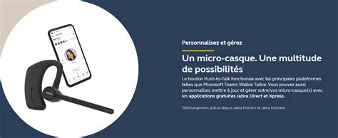 Jabra Perform 45 Micro Casque Mono Bluetooth à EarHook avec Microphone à Ultra Annulation du