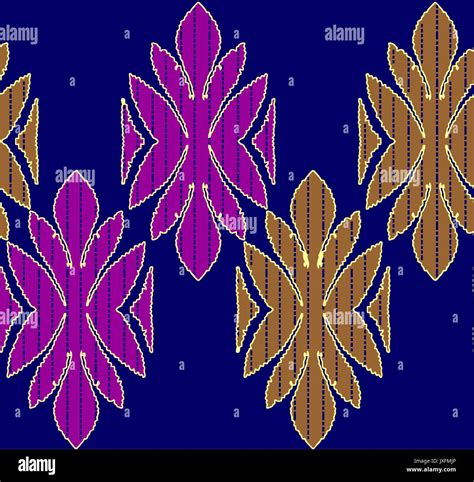 Mapple Leaf Pattern With Colorful Background Stock Vector Image And Art Alamy