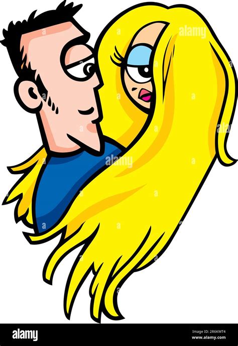 Illustration Of Young Couple In Love Stock Vector Image And Art Alamy