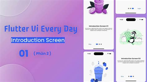 Lập Trình Flutter Series Ui Introduction Screen 02 Youtube